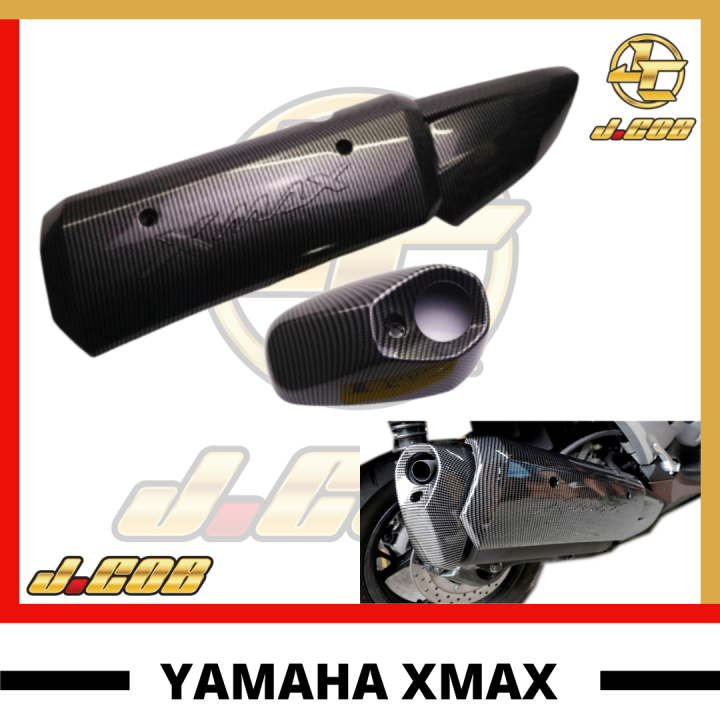 Yamaha xMax 250 muffler cover or muffler end cover carbon. | Lazada PH