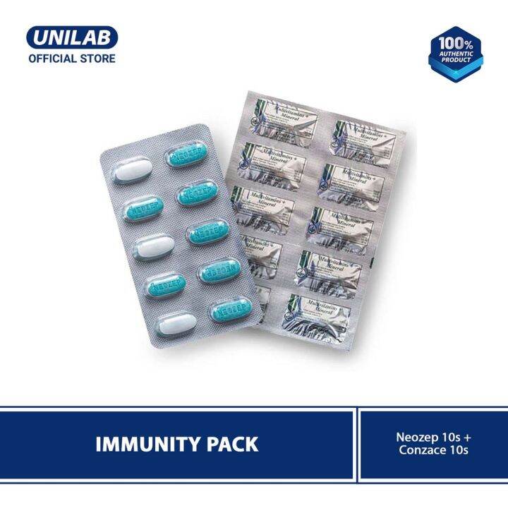 Immunity Pack: Conzace (10) + Neozep Forte (10) | Lazada PH