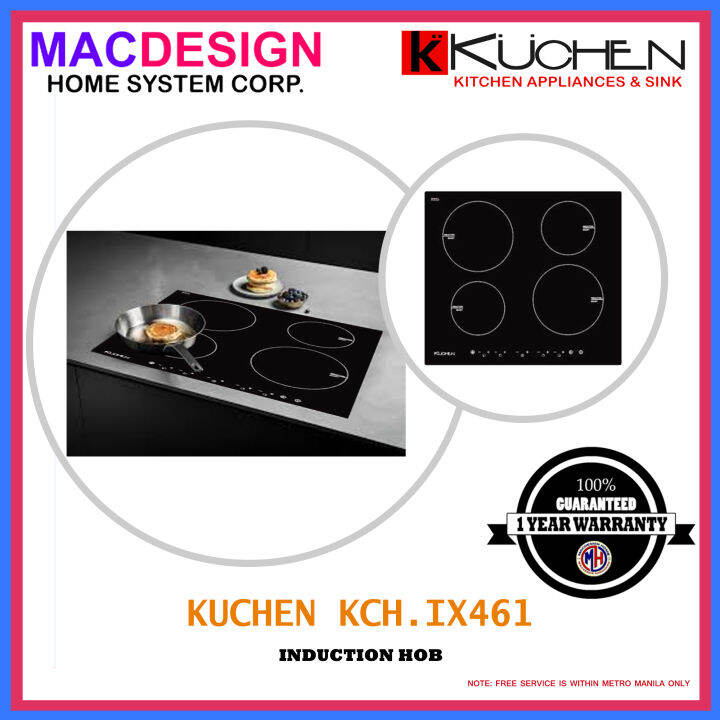 KUCHEN IX461 BK INDUCTION HOB MACDESIGN HOME (OFFICIAL SELLER) | Lazada PH