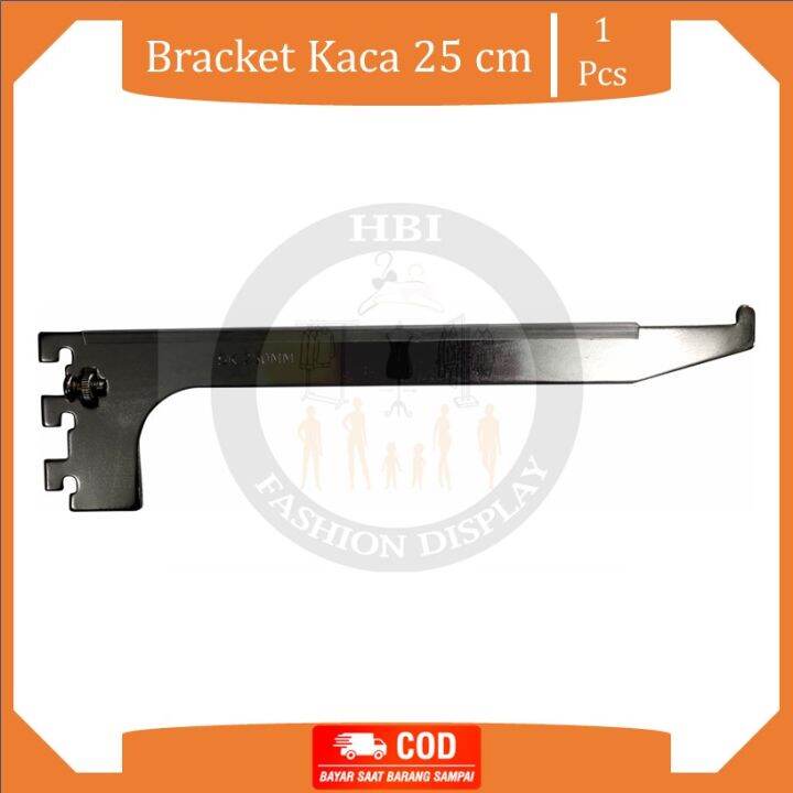 Bracket Kaca 25cm | Ambalan Kaca | Daun Breket Kaca 25cm Display ...