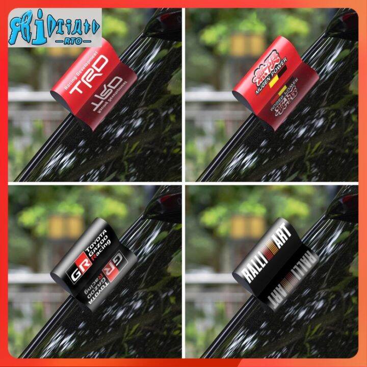 RTO NEW Car Sticker Wash Label Style Trunk Door Decals PVC Auto ...