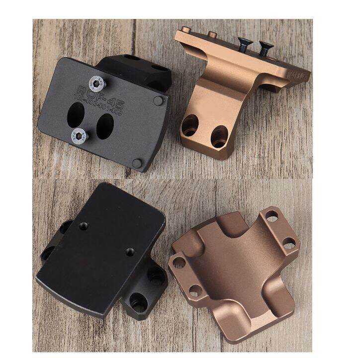 Tactical 45° RMR Scope Mount 45 Degree Offset Optic Mount Red Dot Sight ...