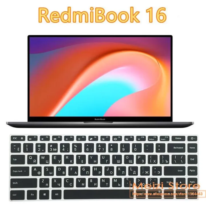 Russian Language Keyboard Cover Skin Protector For Xiaomi Mi Notebook ...
