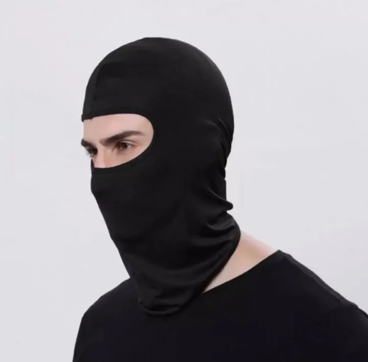 Motorcycle Full Face Mask for All Riders - Black | Lazada PH