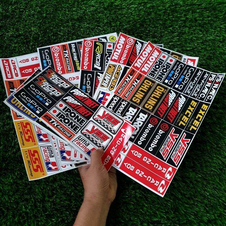 STICKER RACING / STIKER PACK / STIKER MOTOR / STICKER BALAP VOL. 2/4/9 ...