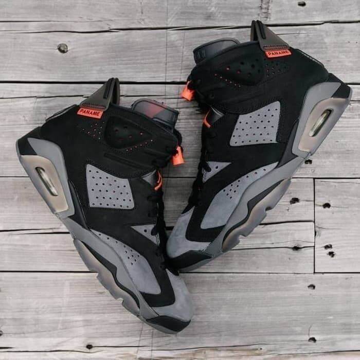 SEPATU BASKET Ṉiḵe AIR JORDAN RETRO 6 PSD IRON GREY PK Original Quality ...