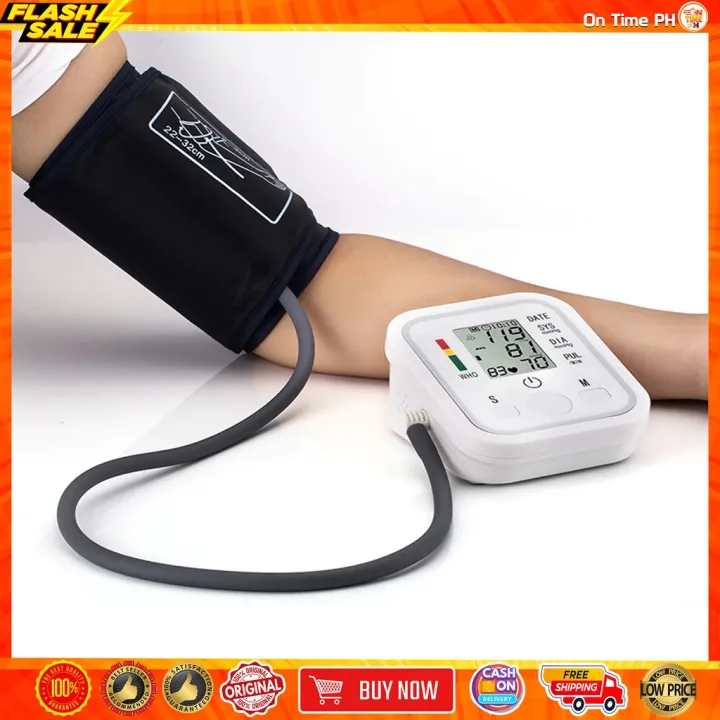 Original Digital Automatic Arm Blood Pressure Monitor Bp Pulse Gauge ...
