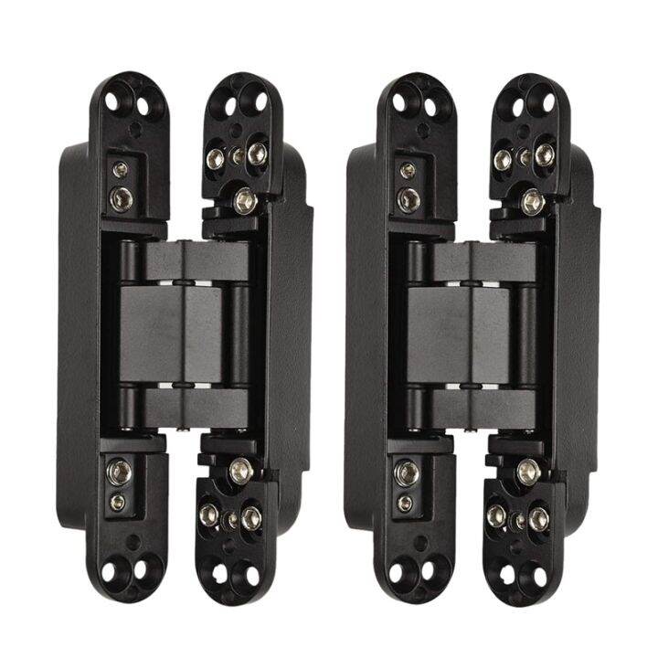 2Pcs 6 Inch Concealed Door Hinges Invisible Hinges Concealed Hinges 180 ...