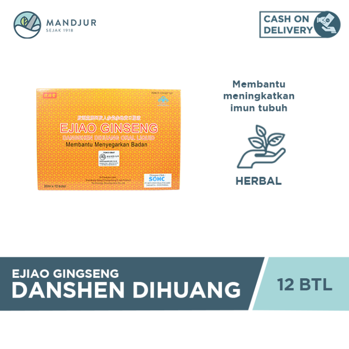 Ejiao Ginseng Danshen Dihuang Oral Liquid - Obat Anemia, Daya Tahan ...