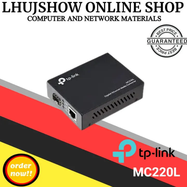 TP-LINK MC220L Gigabit SFP Media Converter | Lazada PH