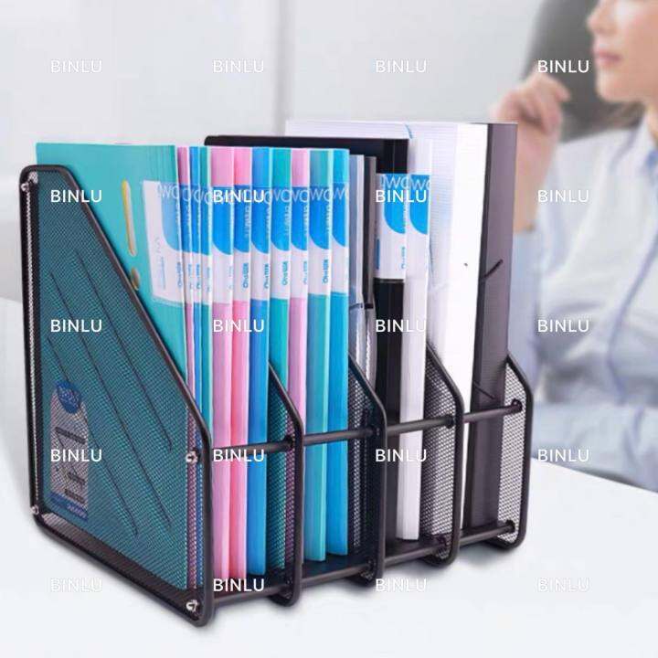4 layer magazine file case/storage/desk organizer/holder/rack/folder ...