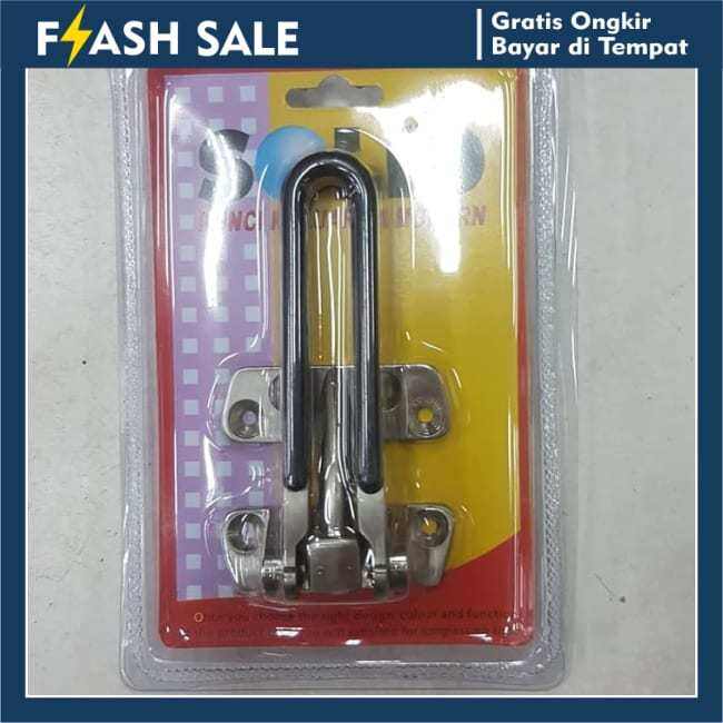 Door Guard / penahan pengait pintu / grendel gerendel hotel solid ...