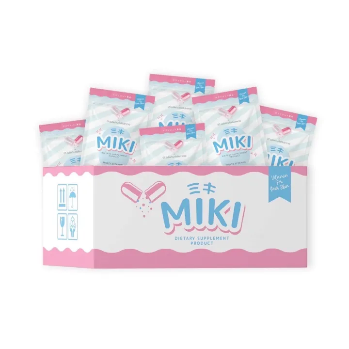 MIKI Multi Vitamin มิกิ วิตามินบำรุงผิว ผม เล็บ | Lazada.co.th
