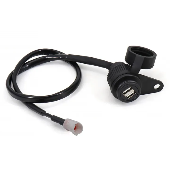 Dual USB Motorcycle Charger Plug Socket Adapter for Kawasaki VERSYS ...