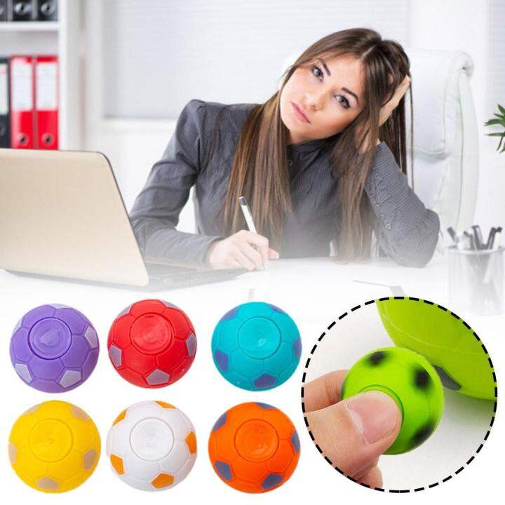 Fingertip Football Fidget Toys Spinner Soccer Ball SpinnersToy Soccer ...