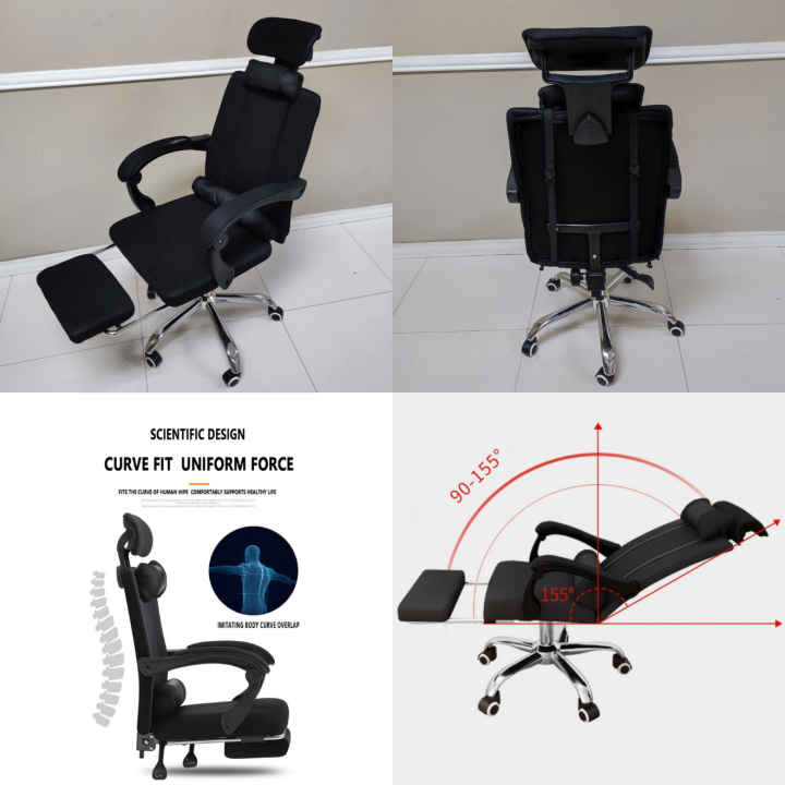 Home Office Chair High Back Mesh Computer Gaming Ergonomic Chair with ...