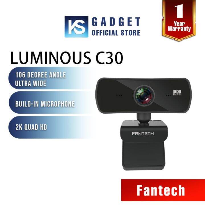 [READY STOCK]FANTECH LUMINOUS C30 QUAD HIGH DEF 1440P 2K QUAD HD USB ...