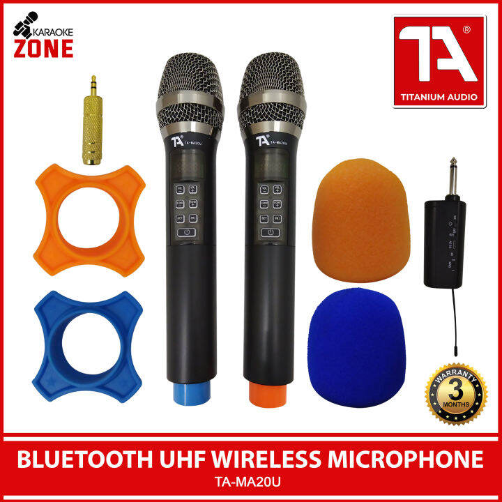 Titanium Audio TA MA20U Wireless Microphone / UHF Wireless Microphone ...