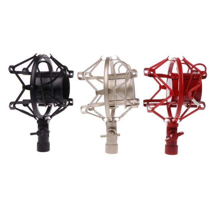 โลหะกันกระแทกสตูดิโอบันทึกไมโครโฟน Shock Mount Spider Mic ผู้ถือคลิป ...