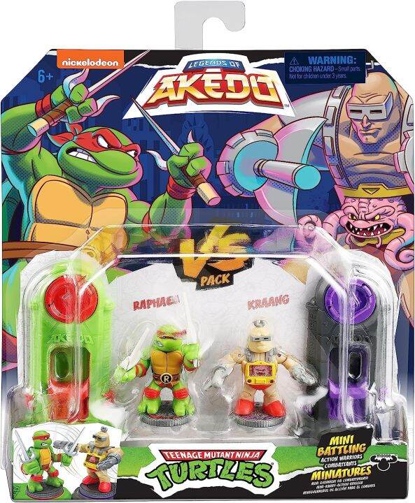 MOOSE TOYS Legends Of Akedo Teenage Mutant Ninja Turtles. Mini Battling ...