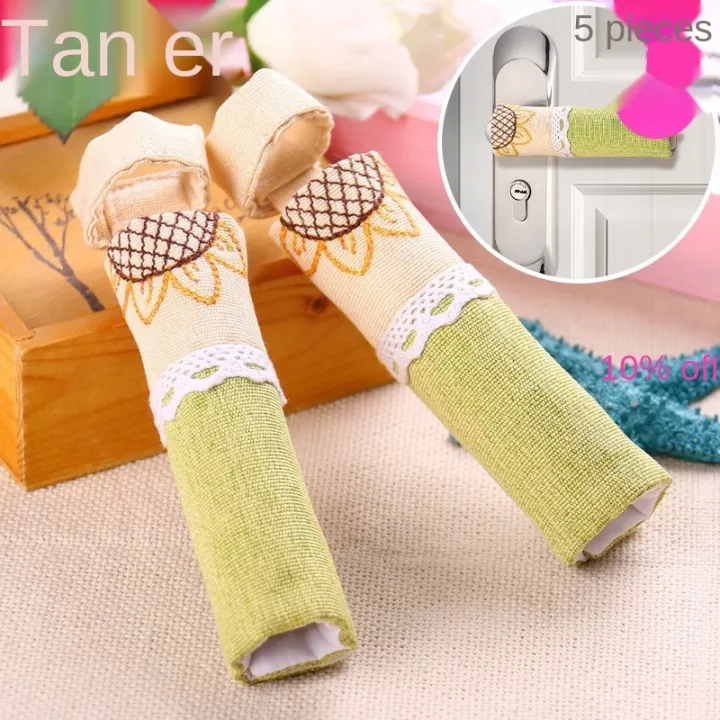 2 only protective insulation cloth art door handle Velcro refrigerator ...