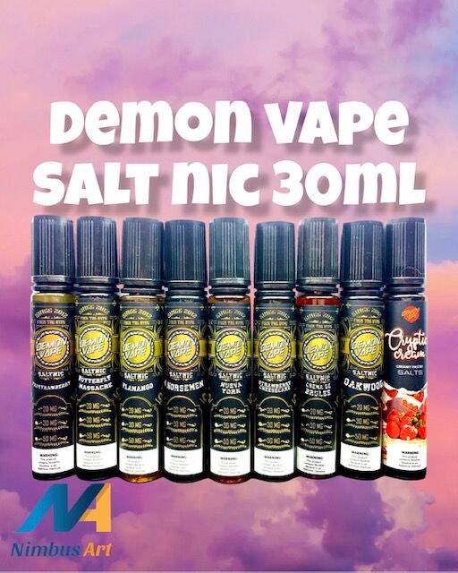 DEMON VAPE PREMIUM SALTS 30ML 60VG/40PG FOR E-CIGARETTE | Lazada PH