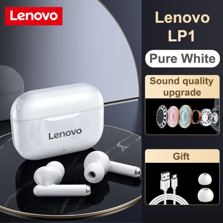 Original Lenovo LP1 LP1 Pro TWS Bluetooth Earphones Wireless Earbuds Bluetooth 5.1 Sport Noise ...