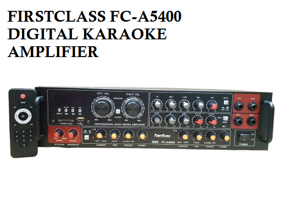 AMPLIFIER FIRST CLASS FC A5400 DIGITAL KARAOKE AMPLIFIER FIRSTCLASS FC ...