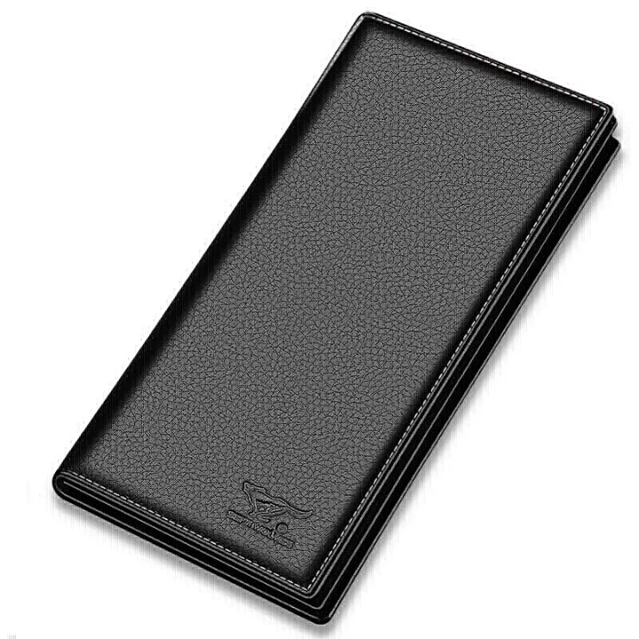 Septwolves Fashion Brand Men Wallet Genuine Leather Long Slim Bifold ...