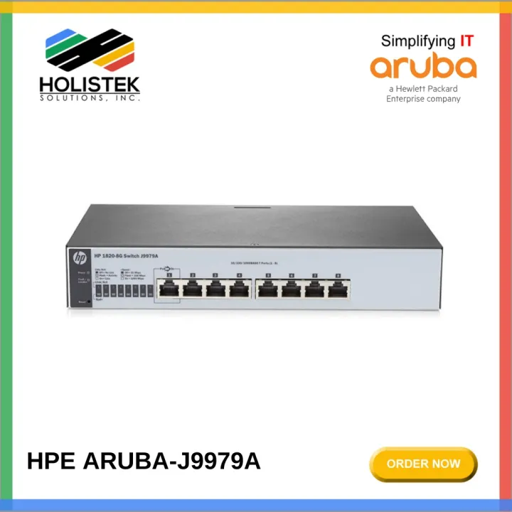 HPE Aruba OfficeConnect 1820-8G Switch (J9979A) Limited Lifetime ...