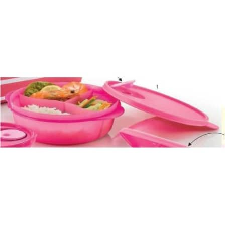 Tupperware CrystalWave Divided Dish Lunch Box / Lunch Box / Bento ...