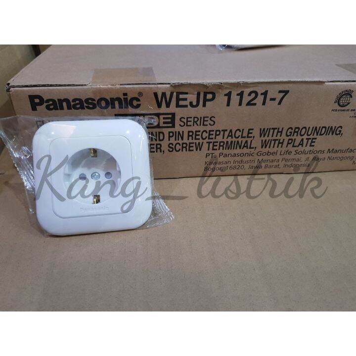 Stop Kontak Panasonic - WEJP1121-7 (CP) | Lazada Indonesia