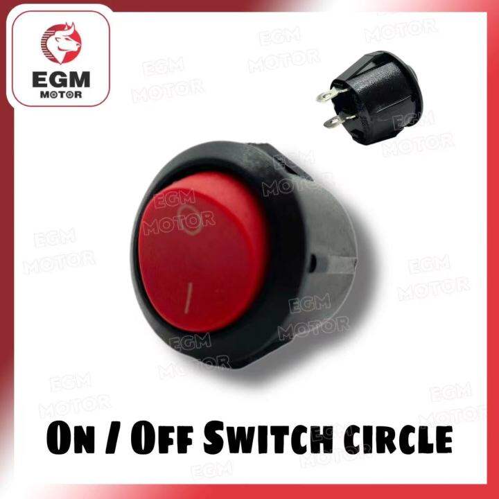 [EGM MOTORCYCLE] MOTORCYCLE ON OFF SWITCH ROUND CIRCLE | Lazada PH