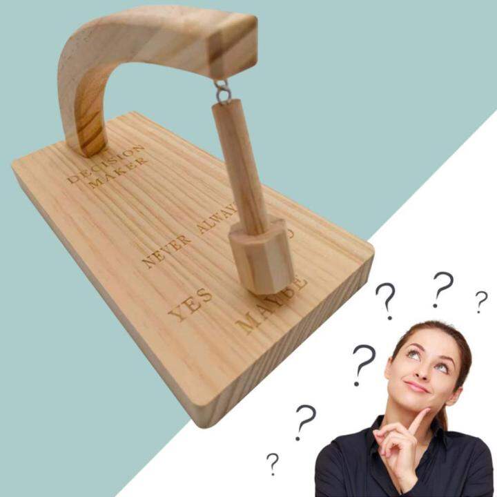Wooden Decision Maker Magnetic Swing Pendulum Decision The Pendulum and ...