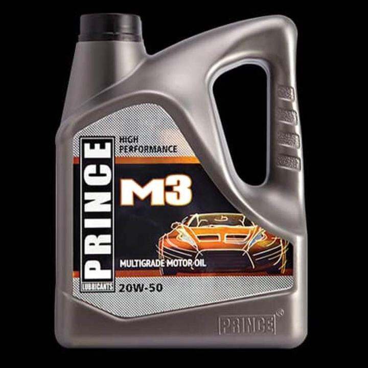 PRINCE LUBRICANTS 20W-50 MINERAL M3 ENGINE OIL 4L (100% ORIGINAL) | Lazada