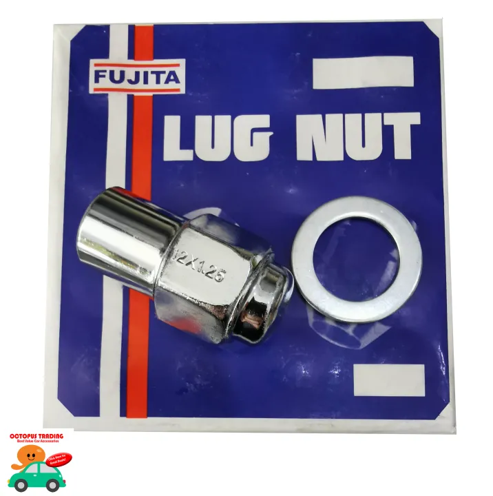 M12 x 1.25 LUG NUTS MAGWHEEL NUTS WITH WASHER Nissan 16 pcs SET M1002 ...