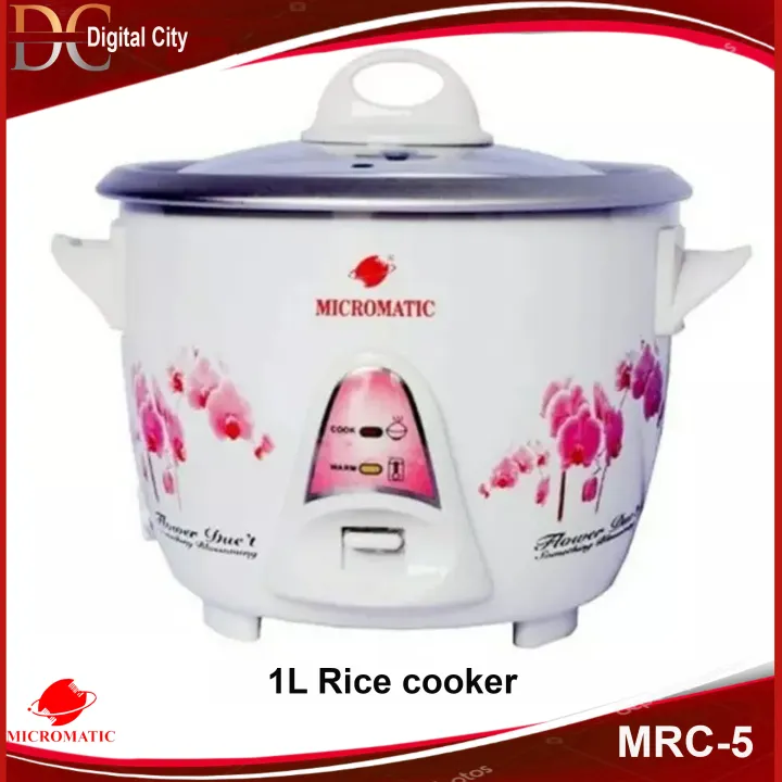 Micromatic MRC-5 Rice Cooker 1L 400w Flower Design | Lazada PH