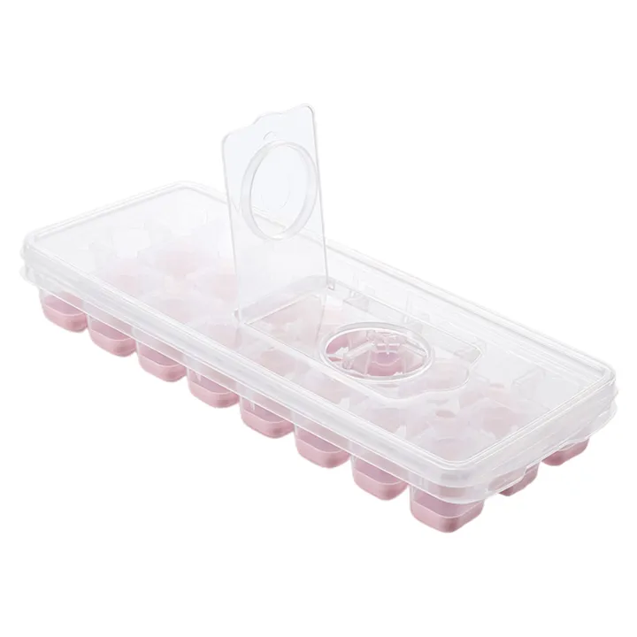 Ice Cube Tray 24 Grids Easy Release Silicone Whiskey Cocktail Ice ...
