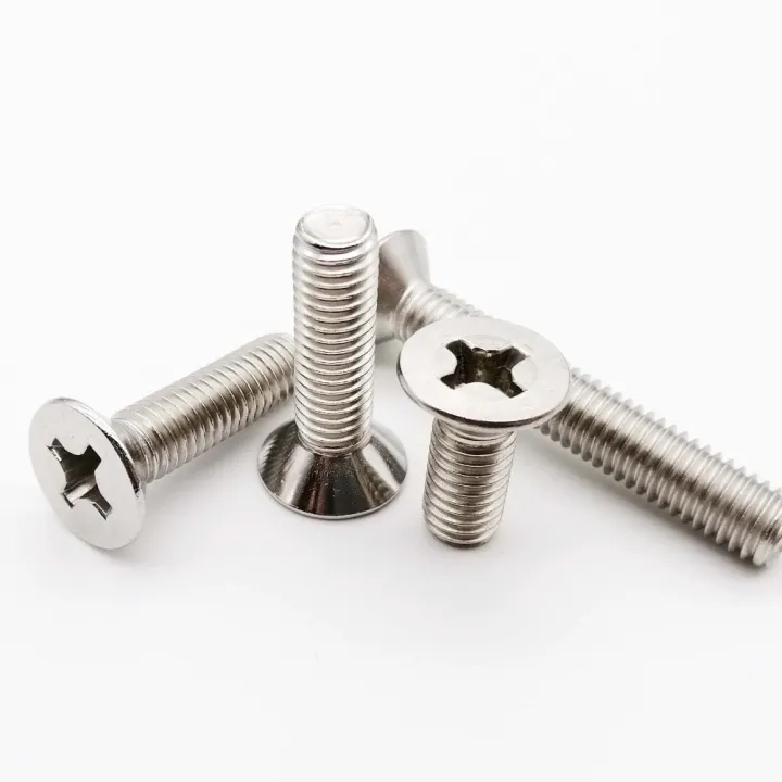 5/10/50x M1 M1.2 M1.4 M1.6 M2 M2.5 M3 M3.5 M4 M5 M6 M8 304 Stainless steel GB819 Cross Phillips ...