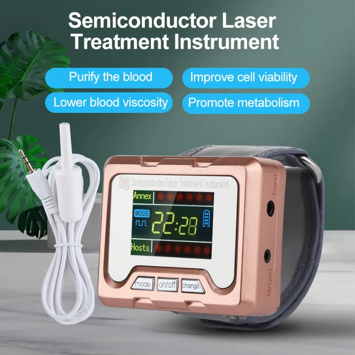 Agdoad Jam Tangan Tangan Fisioterapi Laser 650nm Instrumen Terapi Laser ...