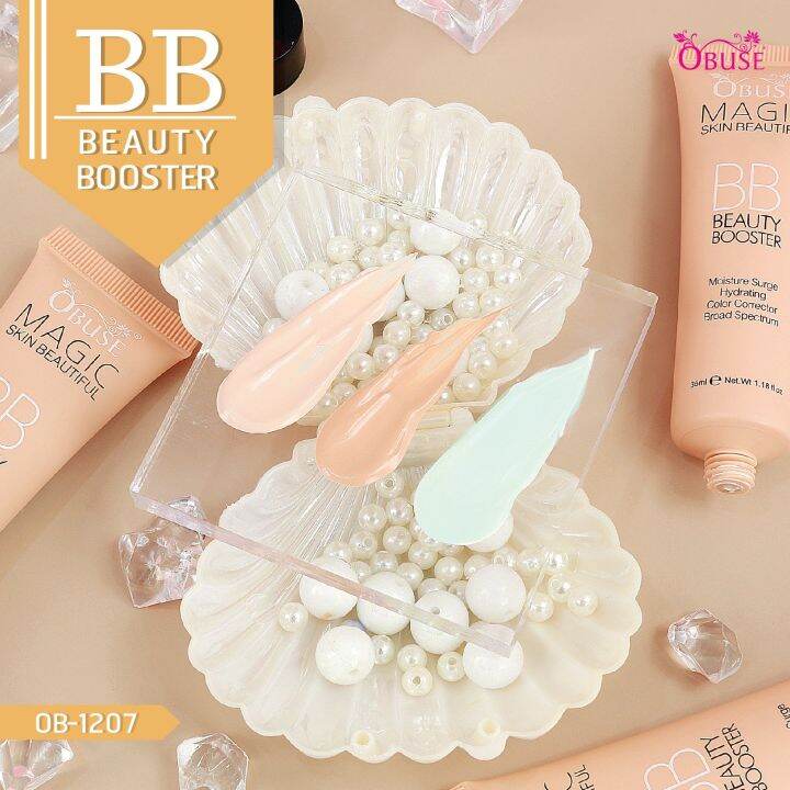 OB-1207 OBUSE BB CREAM สวยใสเป็นธรรมชาตื ไม่ขาวเวอร์ สีผิวดูสม่ำเสมอ ดู ...