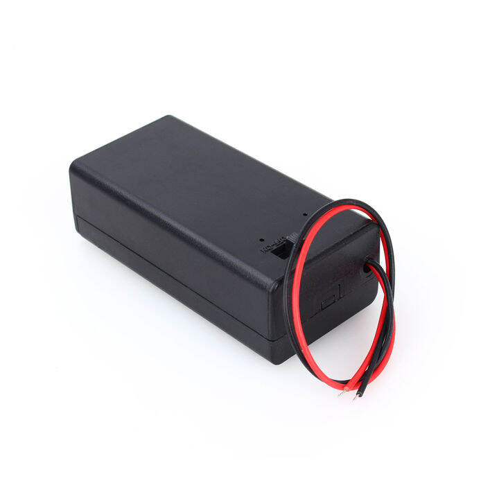 9V Battery Case, 9V Battery Holder Cover Storage Box na may ON/OFF ...