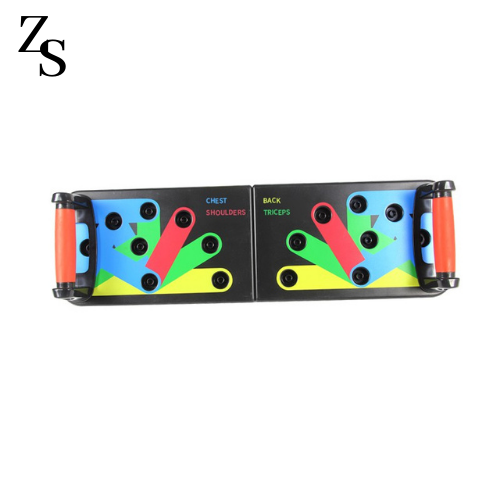 Push Up Board Multifunctional Push Up Board Rack Color-coded Foldable ...