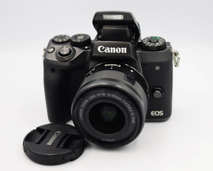 Canon EOS M5 Wi-Fi, NFC, Bluetooth LE Camera Canon 15-45mm IS STM Lens ...