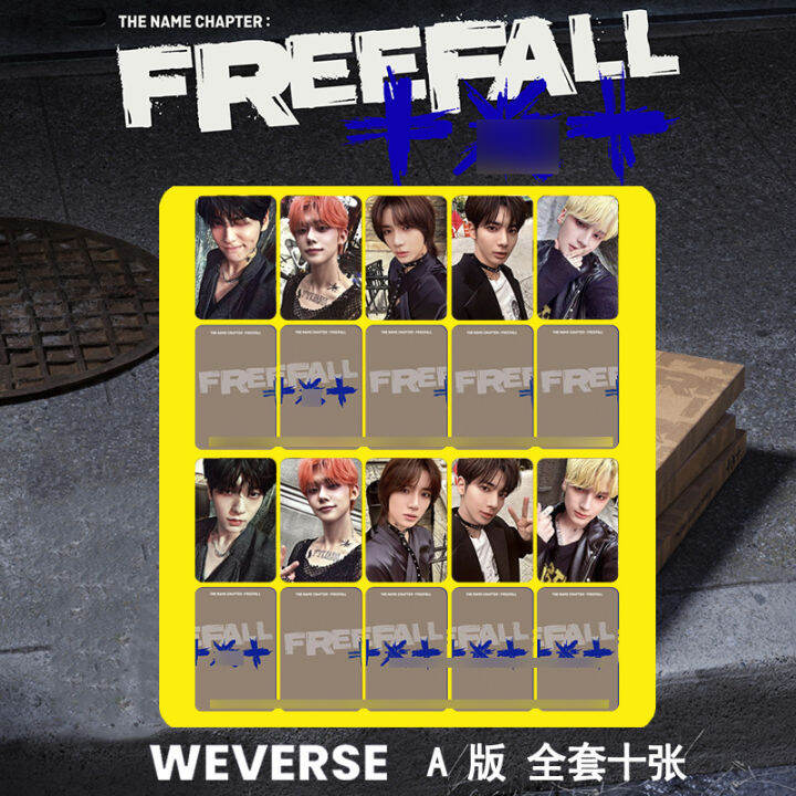 TXT The Name Chapter FREEFALL Weverse PhotoCards Yeonju Soobin Beomgyu ...