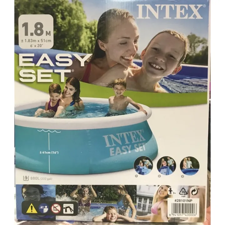 INTEX easy set above ground swimming pool | Lazada PH