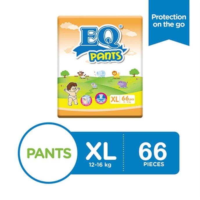 EQ Pants Mega XL 66's - Pants Baby Diapers | Lazada PH