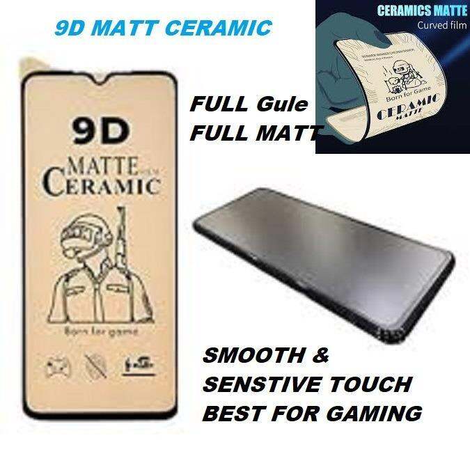 TECNO MATTE CERAMIC TEMPERED SCREEN PROTECTOR CAMON 16 17 17P 18 18I ...