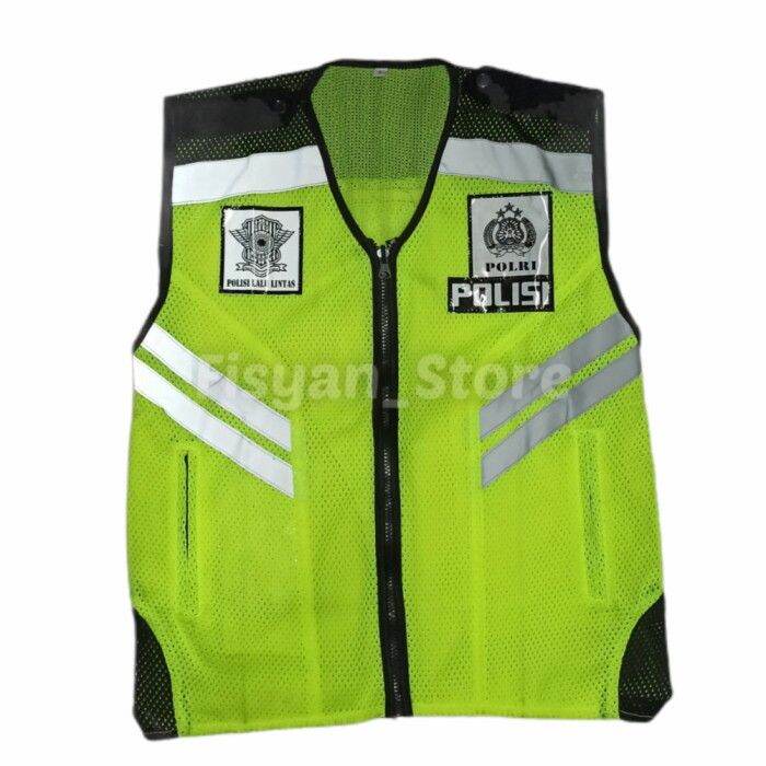 Rompi Polisi Mesh | Rompi Polisi Lalu Lintas | Rompi Polantas Mesh ...