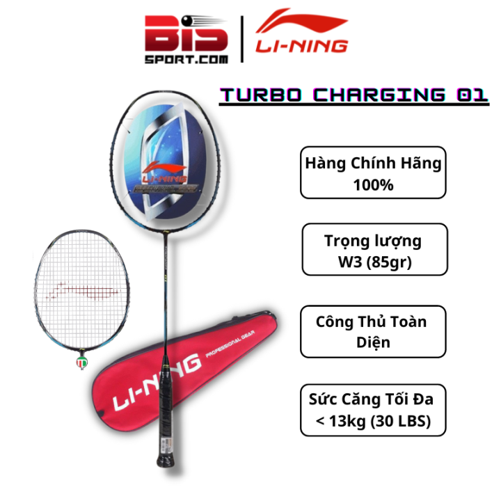Vợt Cầu Lông Lining Turbo Charging 01 Chính Hãng - Màu Đỏ - Dành Cho ...